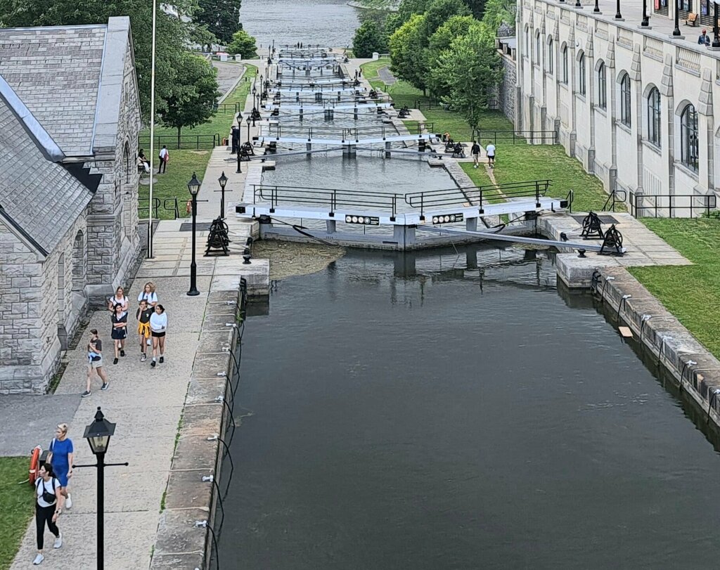 Turistik yerler Rideau Canal, Ottawa, foto