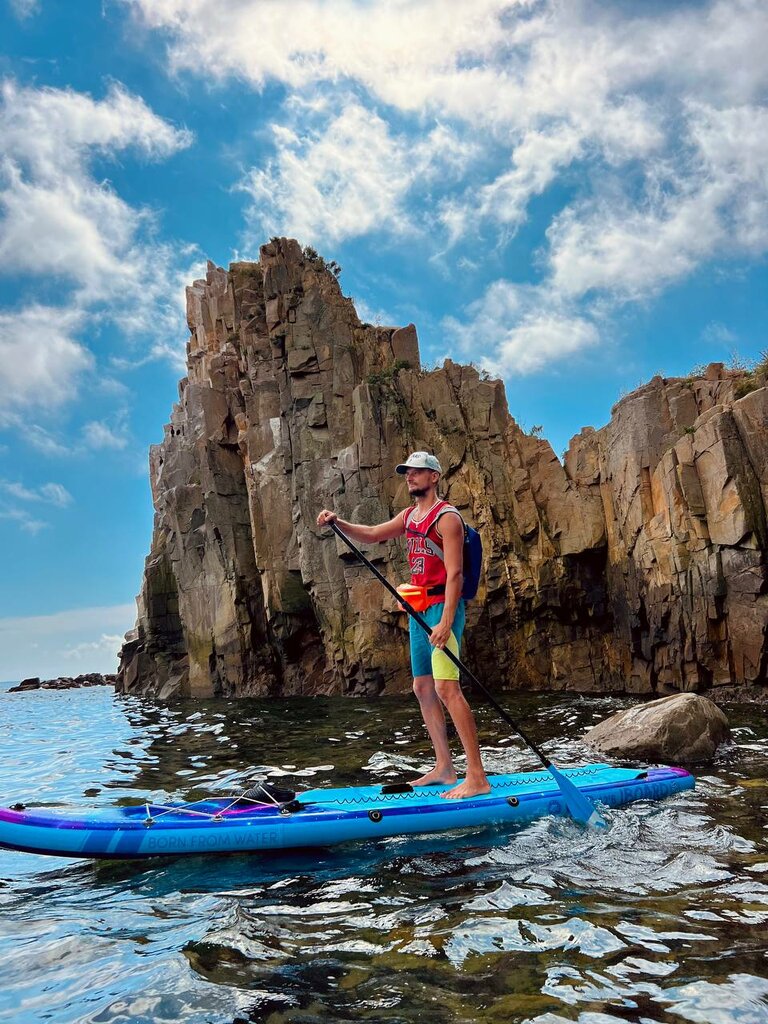 Kürek sörfü Sup Vladi, Vladivostok, foto