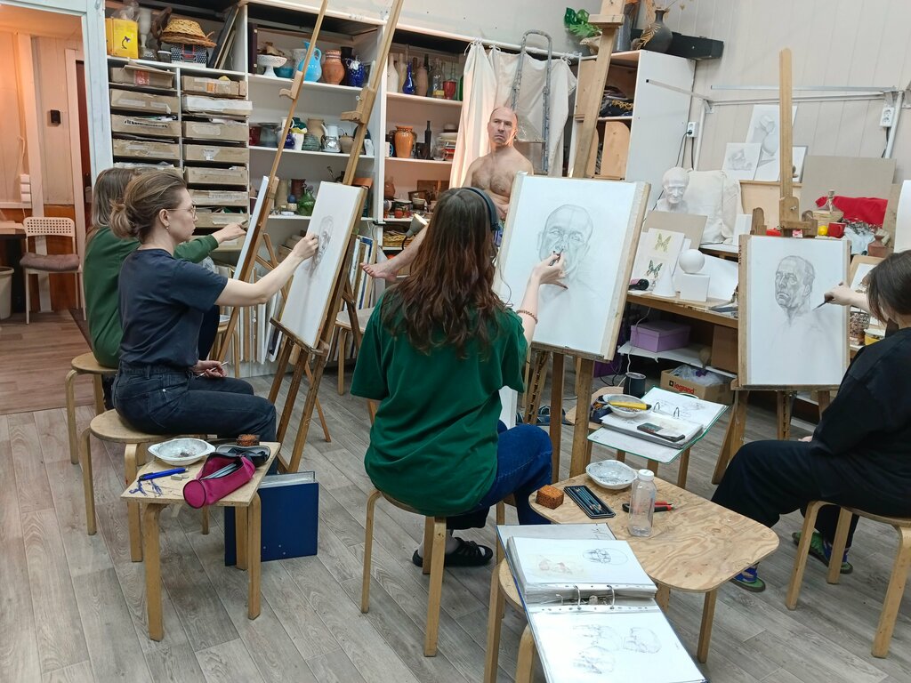 Sanat atölyeleri Studiya zhivopisi i risunka Olgi Bor, Moskova, foto