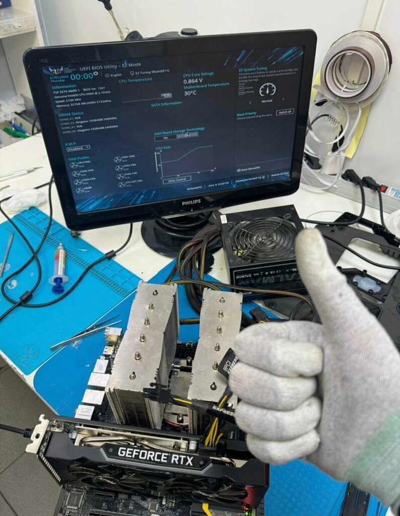 Bilgisayar teknik servisleri K-Service, Moskova, foto