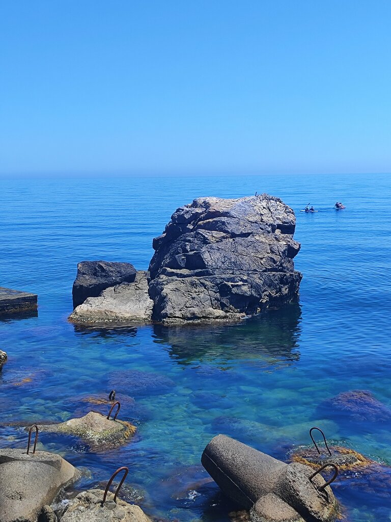 Dağ zirvesi Скала Чайка, Kırım Cumhuriyeti, foto