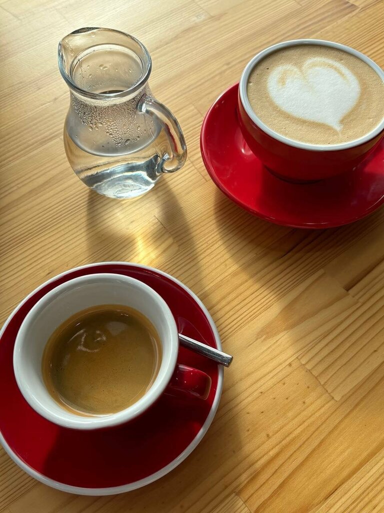 Kahve dükkanları Crema Caffe, Petrozavodsk, foto