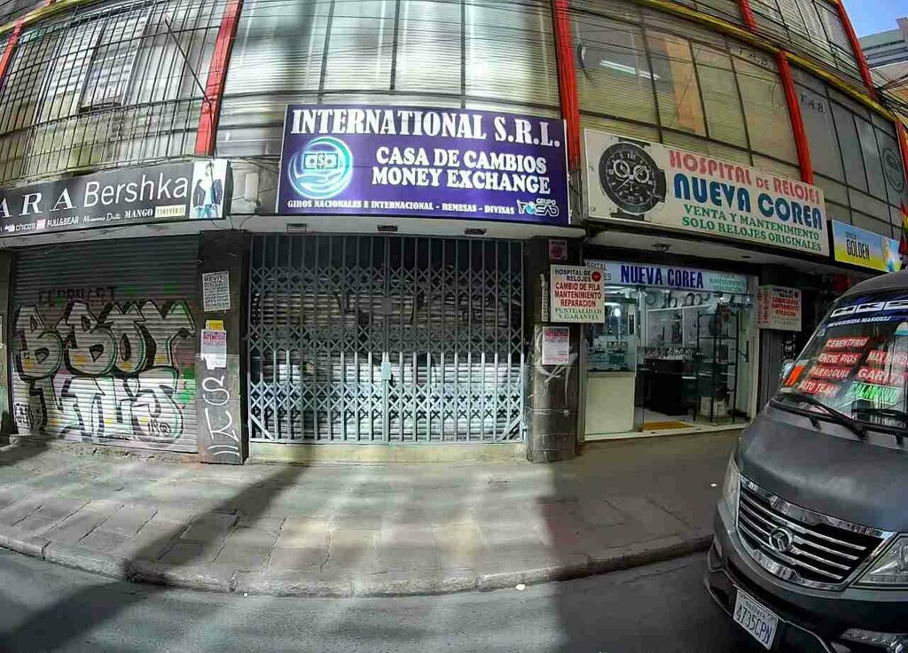 Döviz büroları Initernational, La Paz, foto