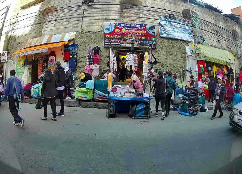 Mini-market Market Stall, La Paz, foto