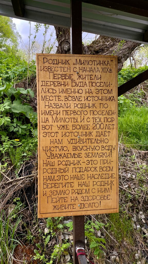 Pınar, çay Spring, stream, Kalujskaya oblastı, foto