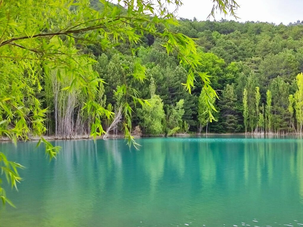 Turistik yerler Пешеходный экологический маршрут К бирюзовому озеру, Kırım Cumhuriyeti, foto