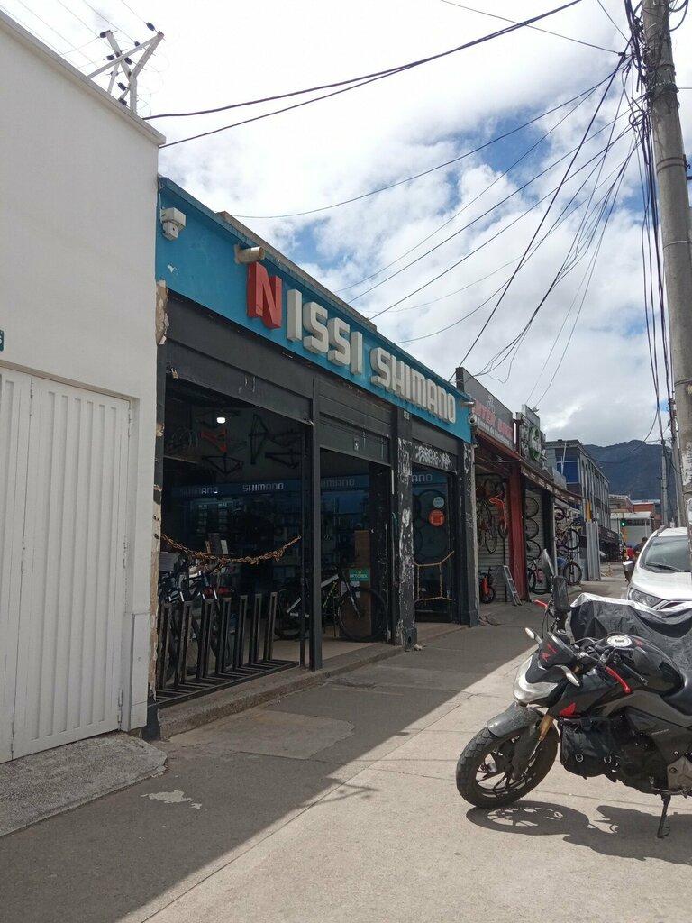 Bisiklet mağazaları Nissi Shimano Store, Bogota, foto
