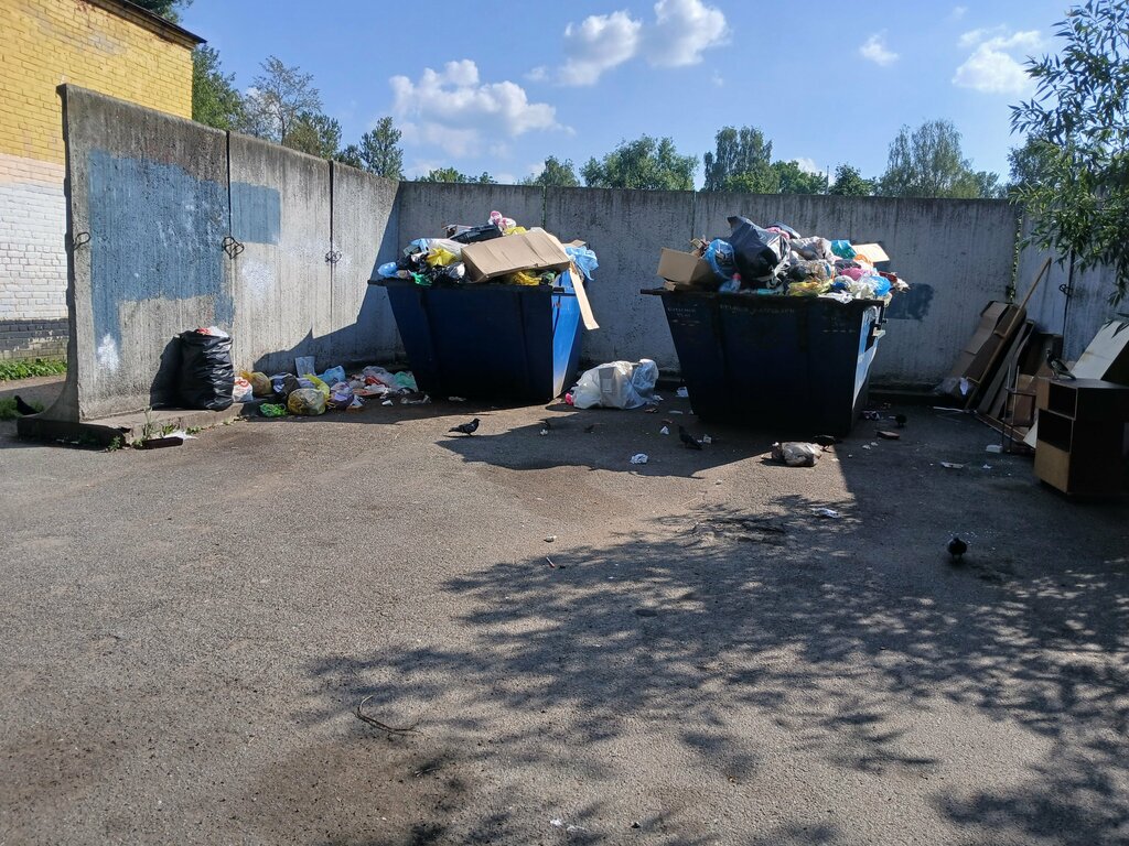 Çöp alanları Trash and garbage disposal area, Saint‑Petersburg, foto