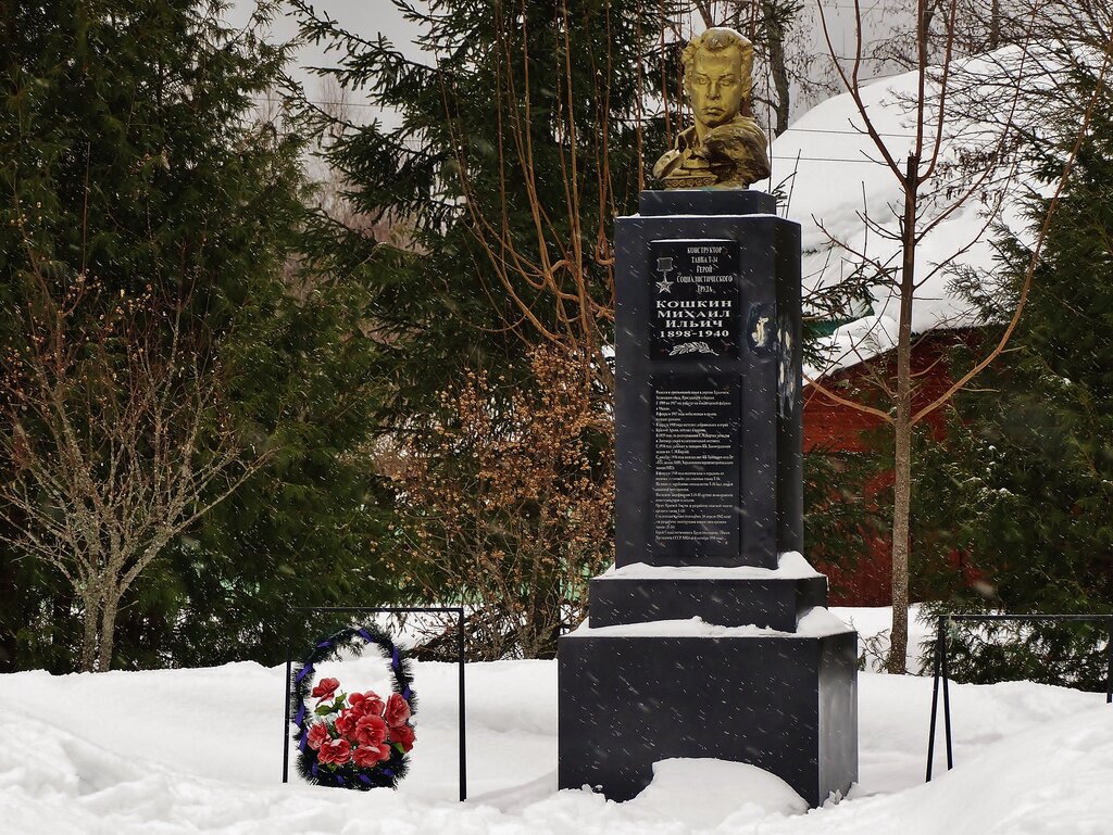 Anıt, heykel М.И. Кошкин, Yaroslavskaya oblastı, foto
