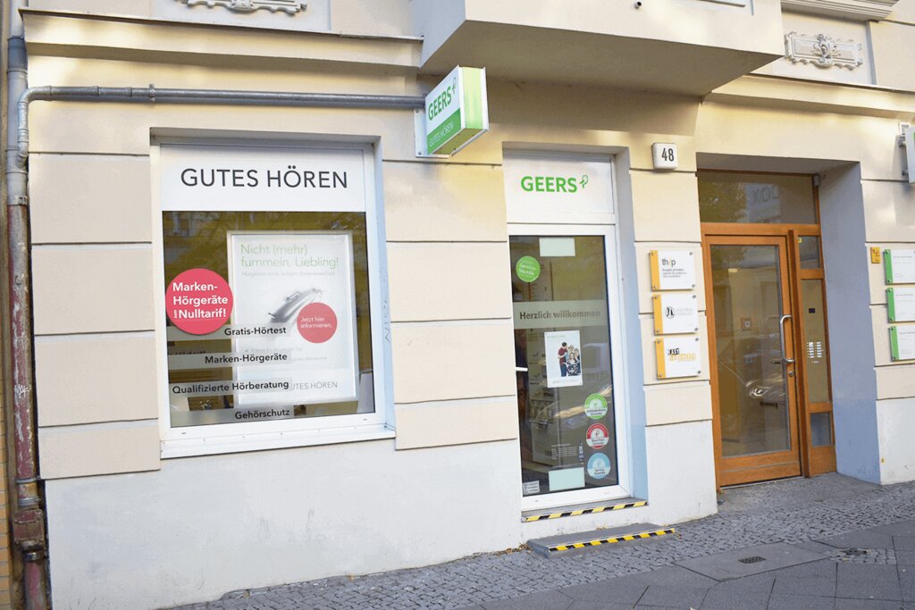 i̇şitme cihazları Geers Hörgeräte, Berlin, foto