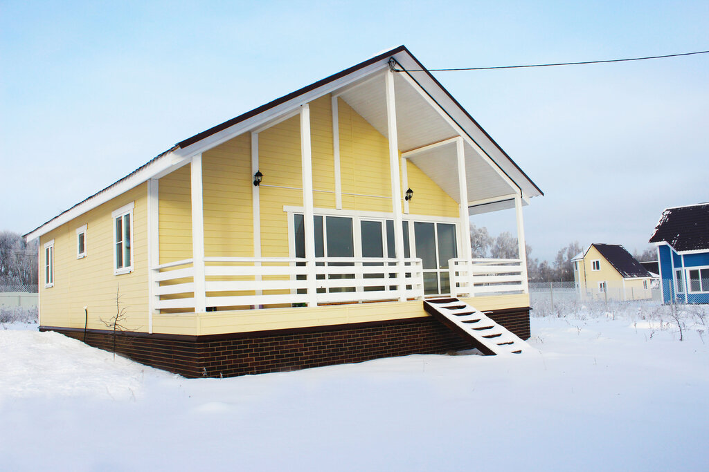 Yazlık ev inşaatı Dom4life, Tulskaya oblastı, foto