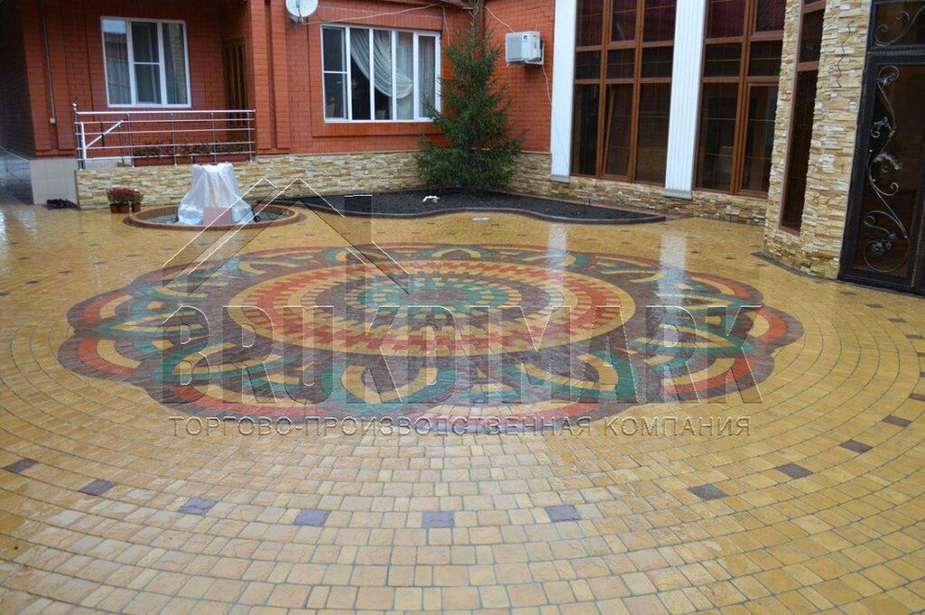 Kaldırım taşları Brukdimark, Nalchik, foto