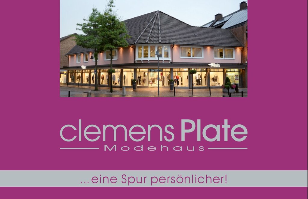 Giyim mağazası Modehaus Clemens Plate, Aşağı Saksonya, foto