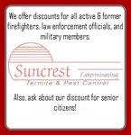 Suncrest Exterminating Termite & Pest Control (California, Orange County, Anaheim), haşere ilaçlama firmaları  Anaheim'den