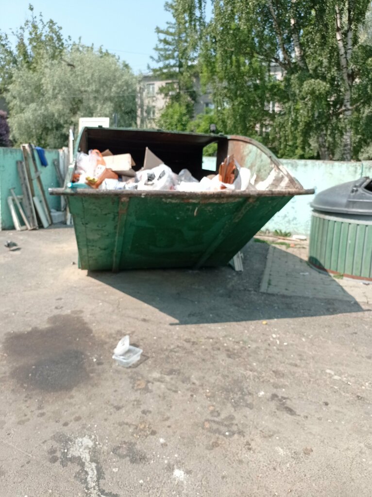Çöp alanları Trash and garbage disposal area, Puşkin, foto
