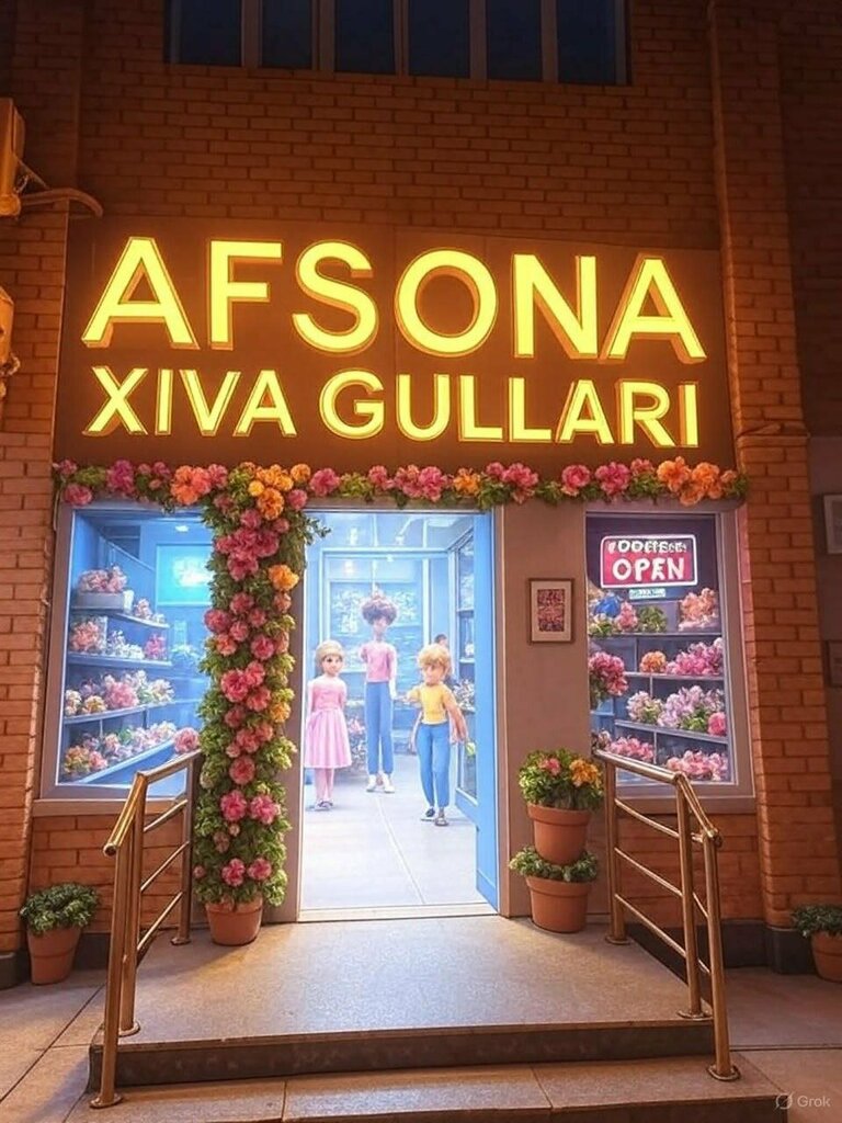 Çiçekçiler Afsona xiva gullari, Hive, foto