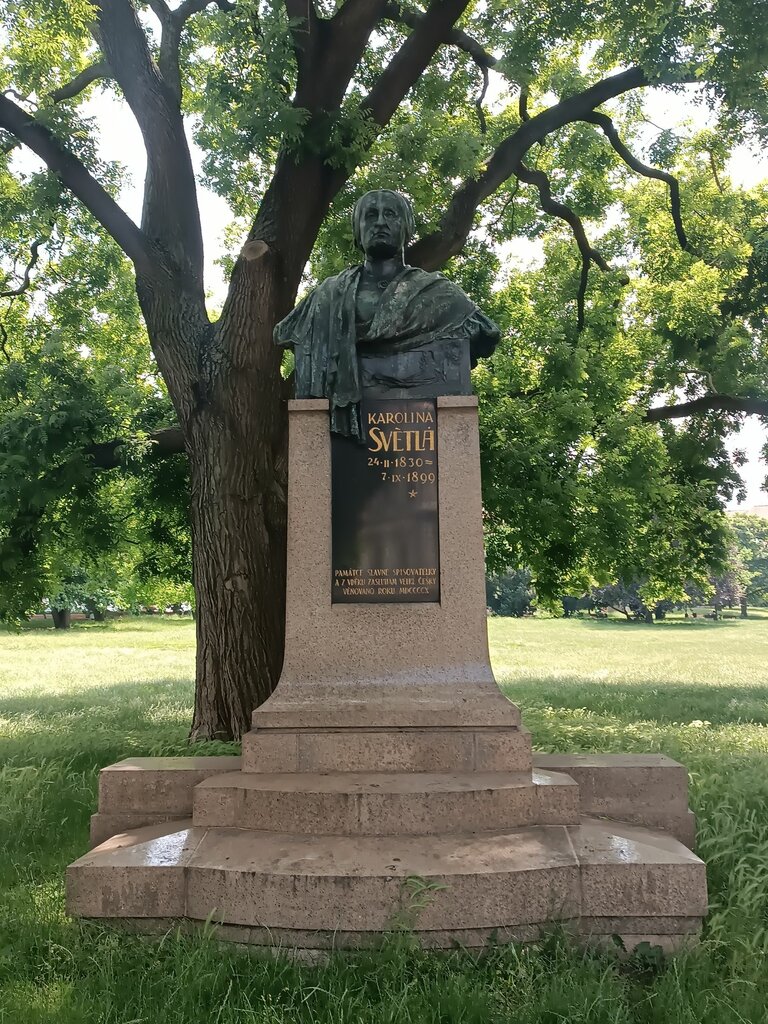 Anıt, heykel Каролина Светлая, Prag, foto