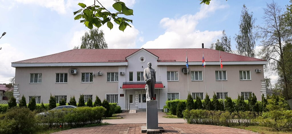 Anıt, heykel В.И. Ленин, Pskovskaya oblastı, foto