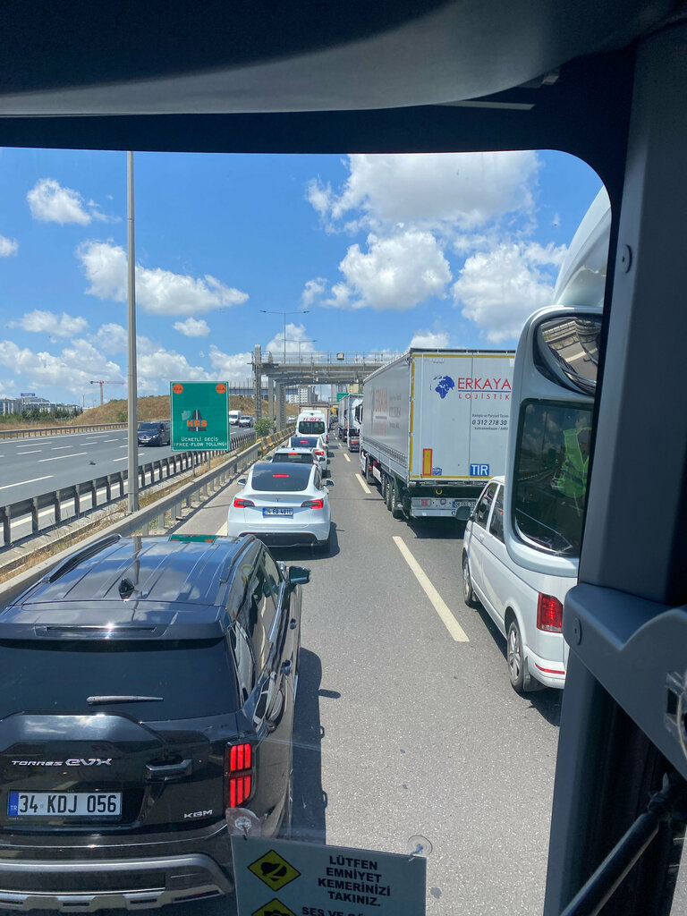 Otoban gişeleri İkitelli SGS Gişeleri, İstanbul, foto