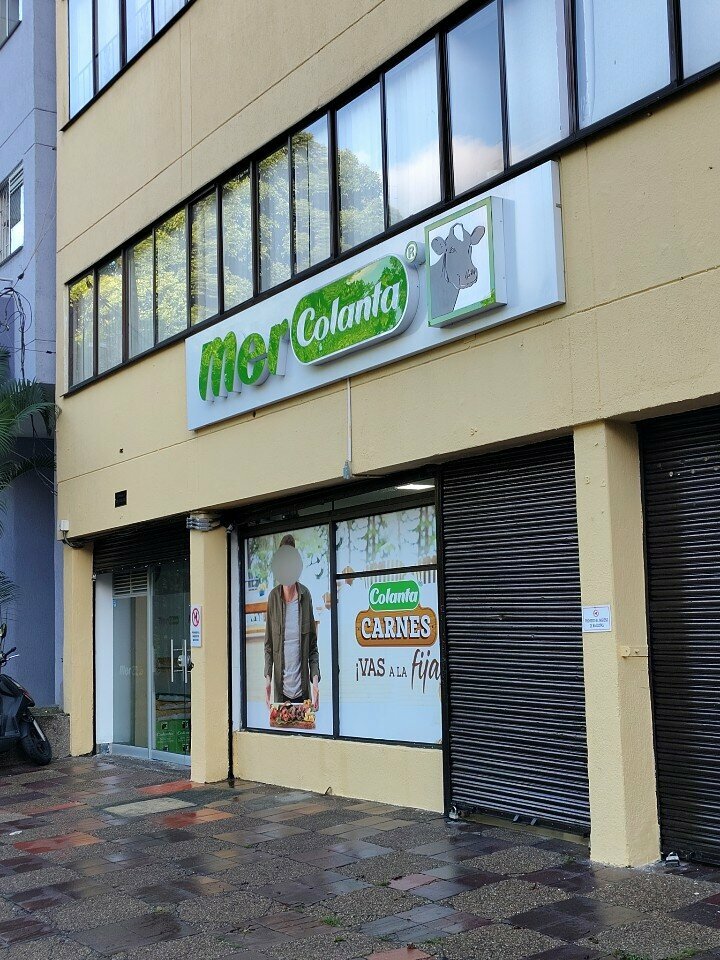 Kasap, şarküteri Mercolanta, Medellin, foto