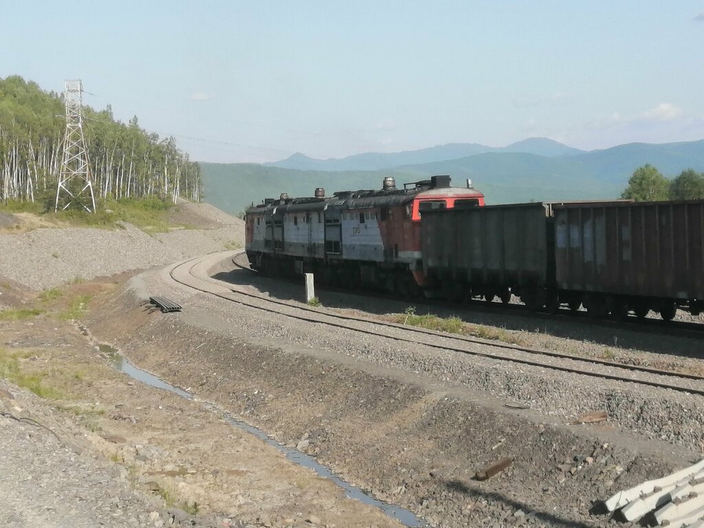 Tren istasyonu разъезд Аксака, Habarovski krayı, foto