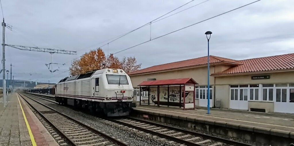Tren istasyonu Ciudad Rodrigo, Kastilya ve Leon, foto