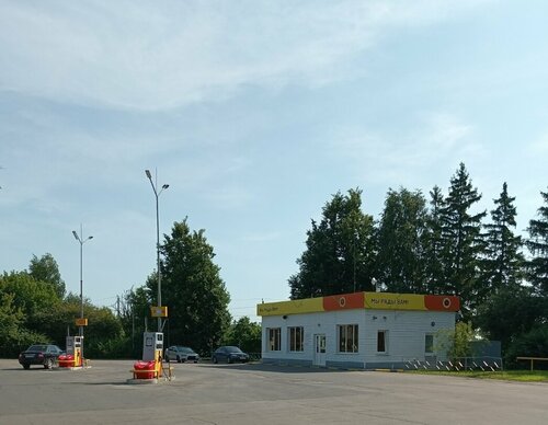 Benzin istasyonu Rosneft', Brianskaya oblastı, foto