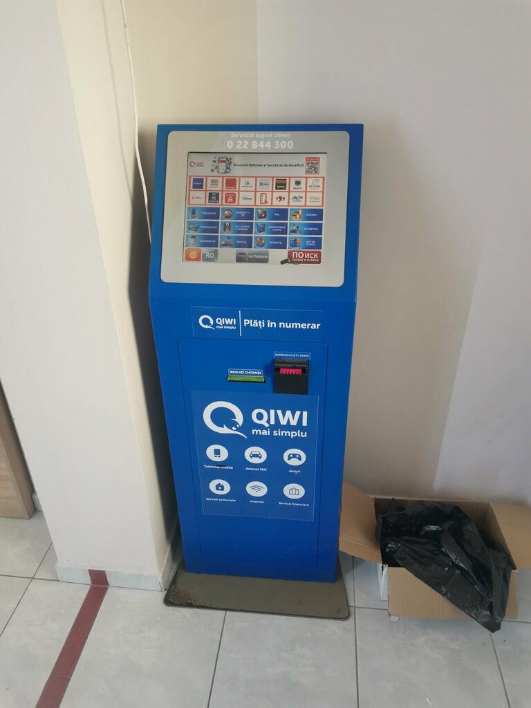 Ödeme terminali Qiwi, Kişinev, foto