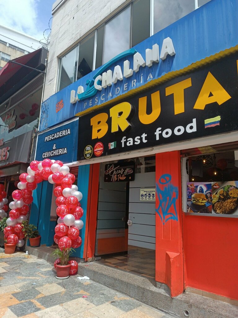 Restoran Brutal fast food, Bogota, foto