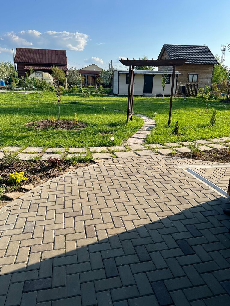 Kaldırım taşları Фабрика тротуарной плитки, Moskova ve Moskovskaya oblastı, foto