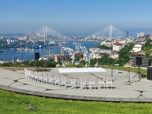 Смотровая площадка (Primorye Territory, Vladivostok, Nagorny park), seyir terası  Vladivostok'tan