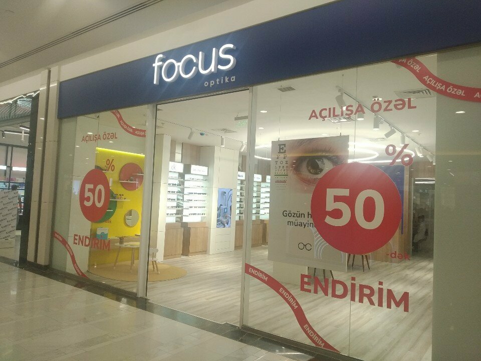 Optik Focus optika - 28 Mall, Bakü, foto