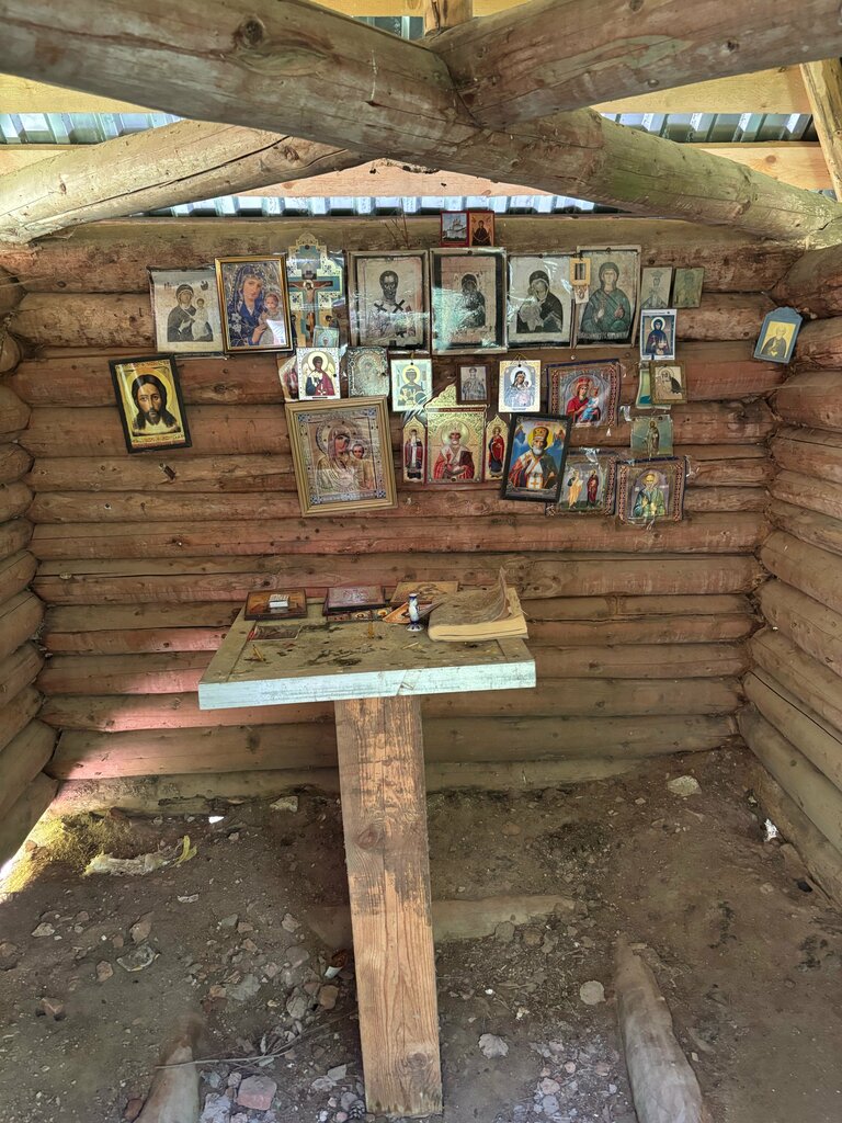 Şapel, haç anıtı Часовня Николая Чудотворца, İvanovskaya oblastı, foto