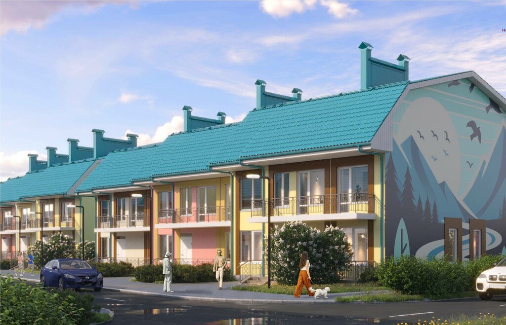 Konut blokları Таунхаусы на Ежевичной, Yekaterinburg, foto