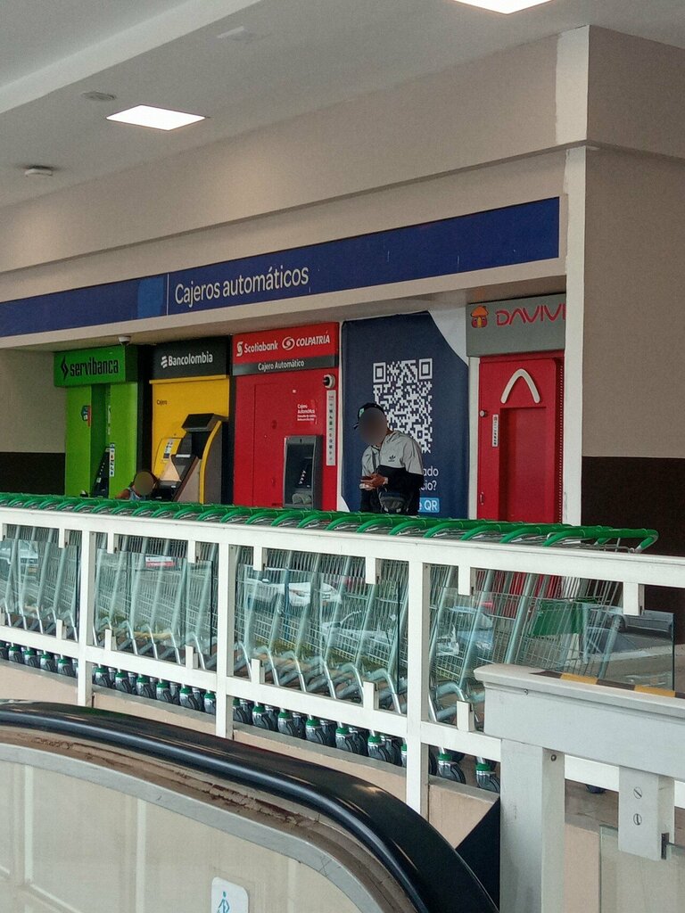 ATM'ler Colpatria, Bogota, foto