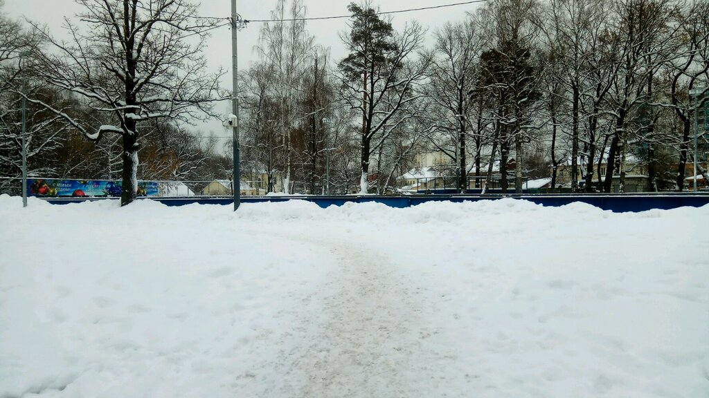 Buz pateni pistleri Ice rink, Moskova, foto