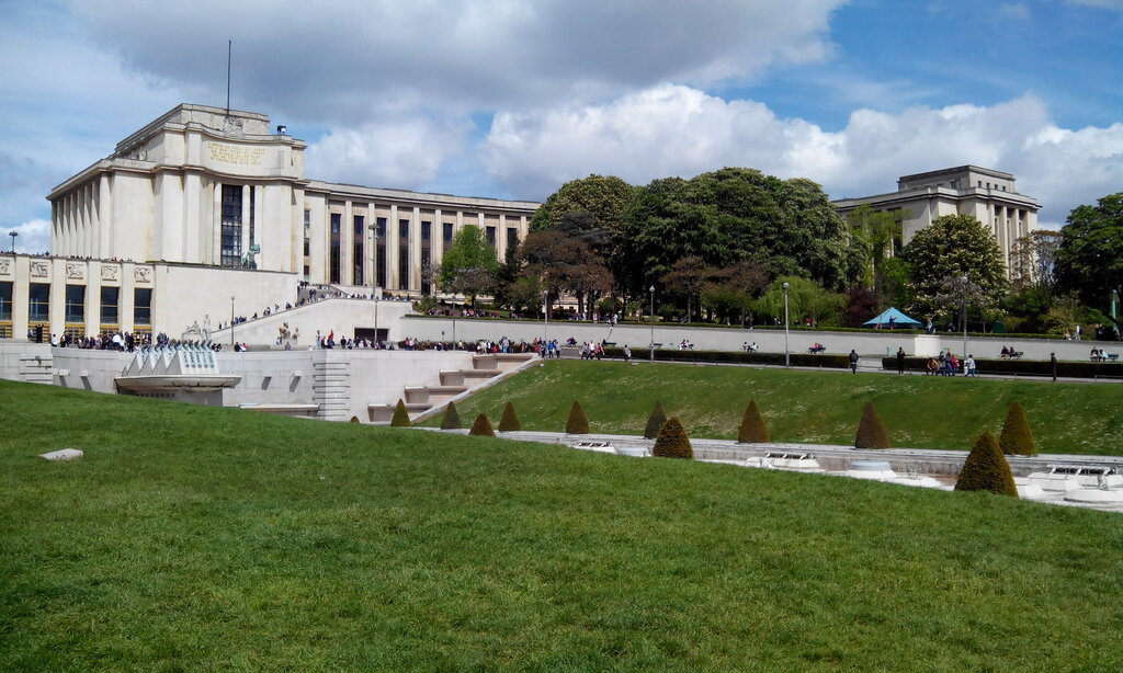 Turistik yerler Palais de Chaillot, Paris, foto