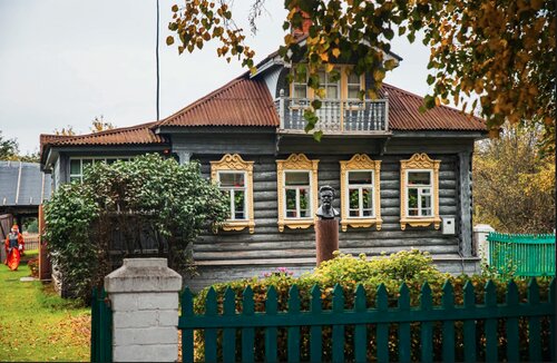 Müzeler ve sanat galerileri Тверской государственный объединенный музей, Дом-музей М.И. Калинина, Tverskaya oblastı, foto