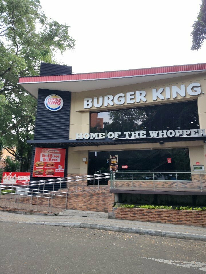 Fast food Burger King, Medellin, foto
