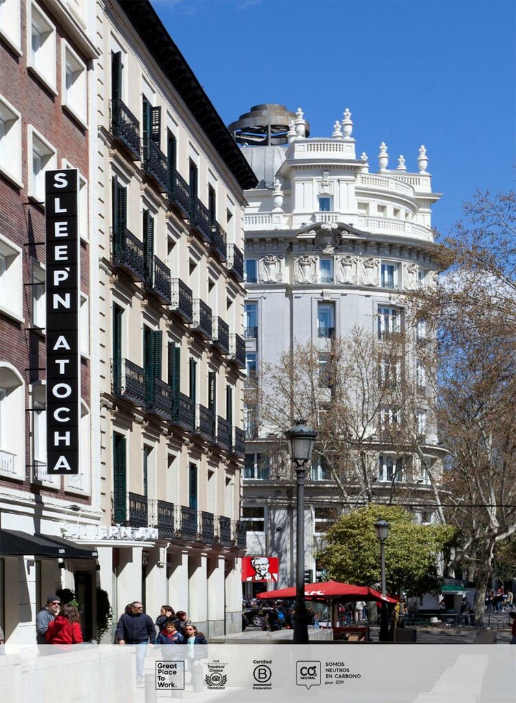 Otel Sleep’n Atocha – B Corp Certified, Madrid, foto