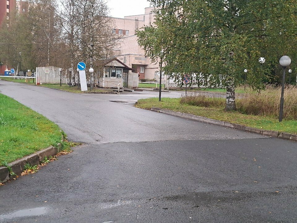 Geçiş noktaları, güvenlik kontrol alanı Checkpoint №2 (automotive), Peterhof, foto
