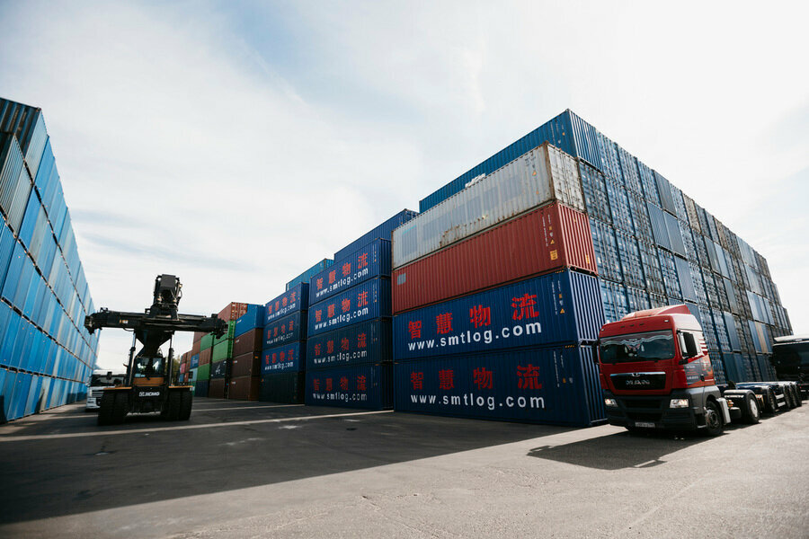 Konteyner terminali Tlc 1 Syhoi port, Moskova ve Moskovskaya oblastı, foto