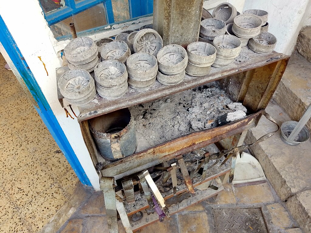 Kahve dükkanları Sidi Azizi, Dünya, foto