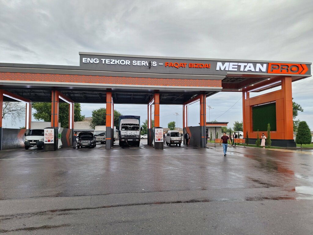Otogaz dolum istasyonu Metan, Siriderya eyaleti, foto