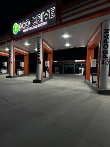 Benzin istasyonu Eco Drive, Cizzak eyaleti, foto