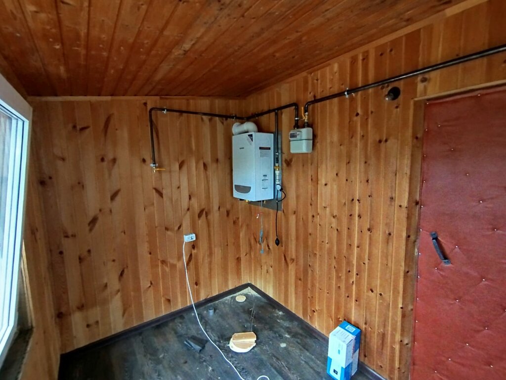Evlerin ve sitelerin gazlaştırılması Jero, Omsk, foto