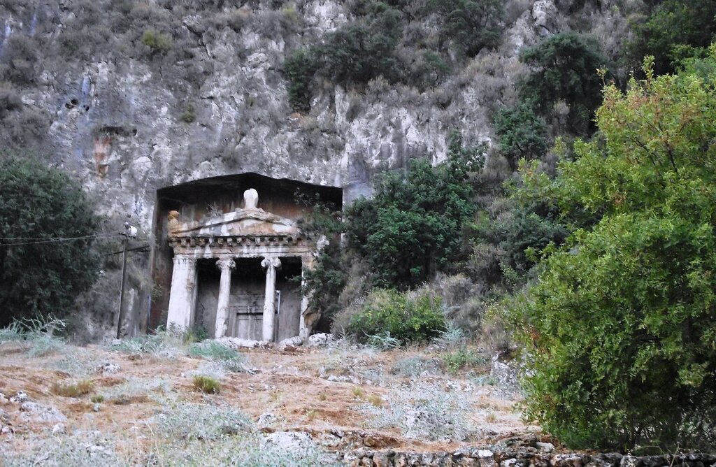 Müzeler ve sanat galerileri Fethiye Amintas Kaya Mezarı, Fethiye, foto