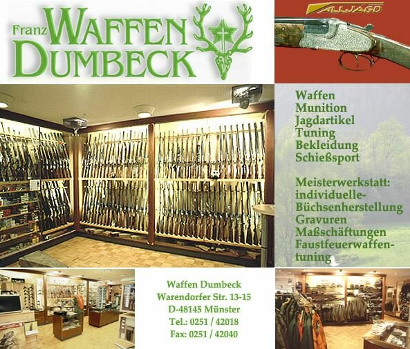 Balıkçılık ekipman firmaları Waffen Dumbeck, Münster, foto
