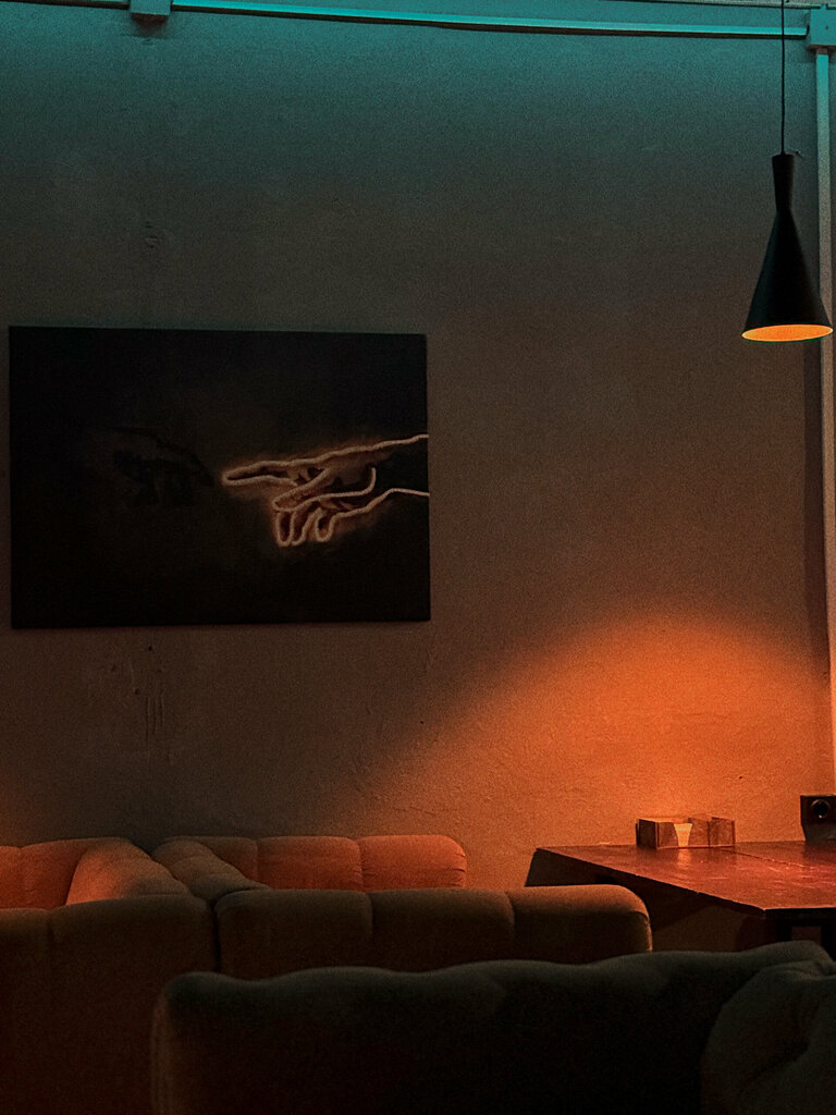 Nargile kafeler Lounge bar Oblaka, Myşkin, foto