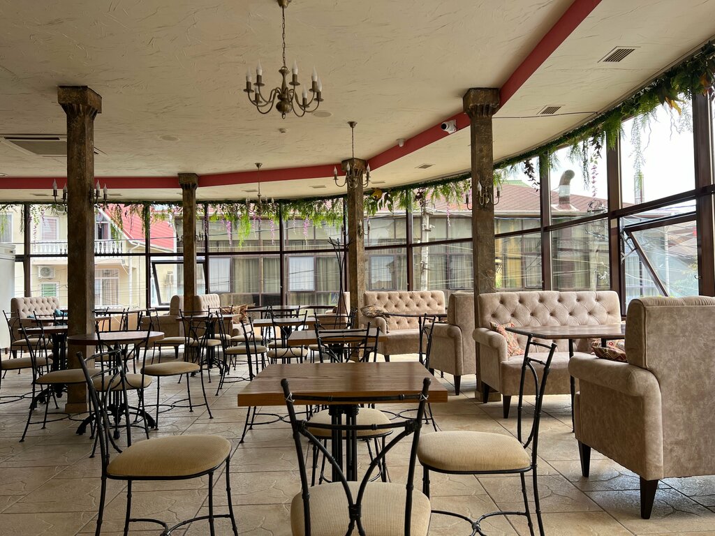 Kantin, yemekhane Food bufet, Soçi, foto